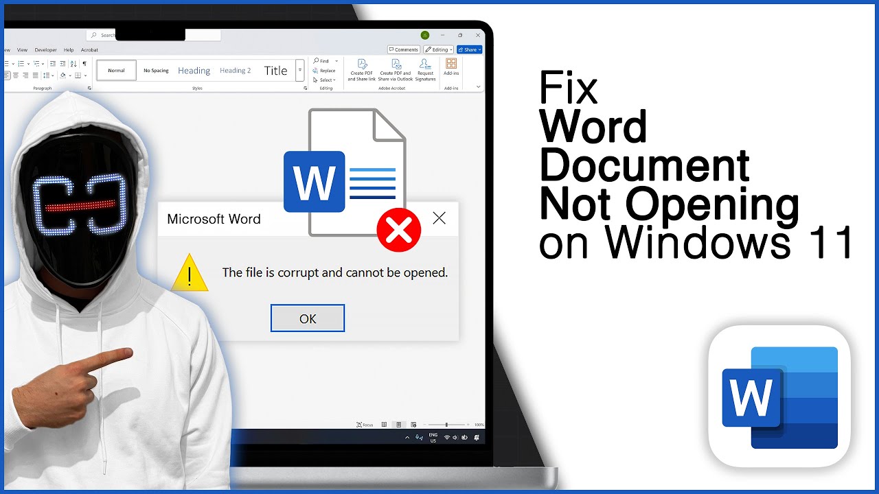 Fix Word Document Not Opening on Windows 11! [3 Methods] - YouTube