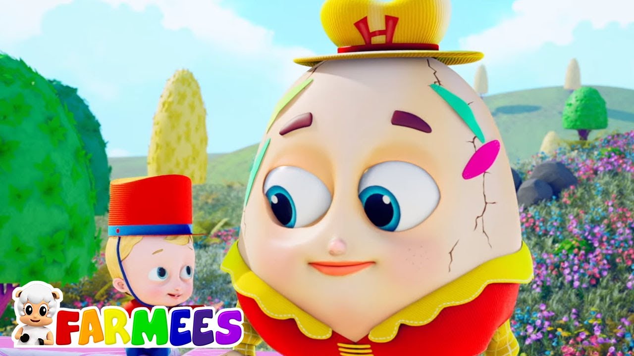 Humpty Dumpty Sedeva Su un Muro Canzoni per Bambini - Farmees - YouTube