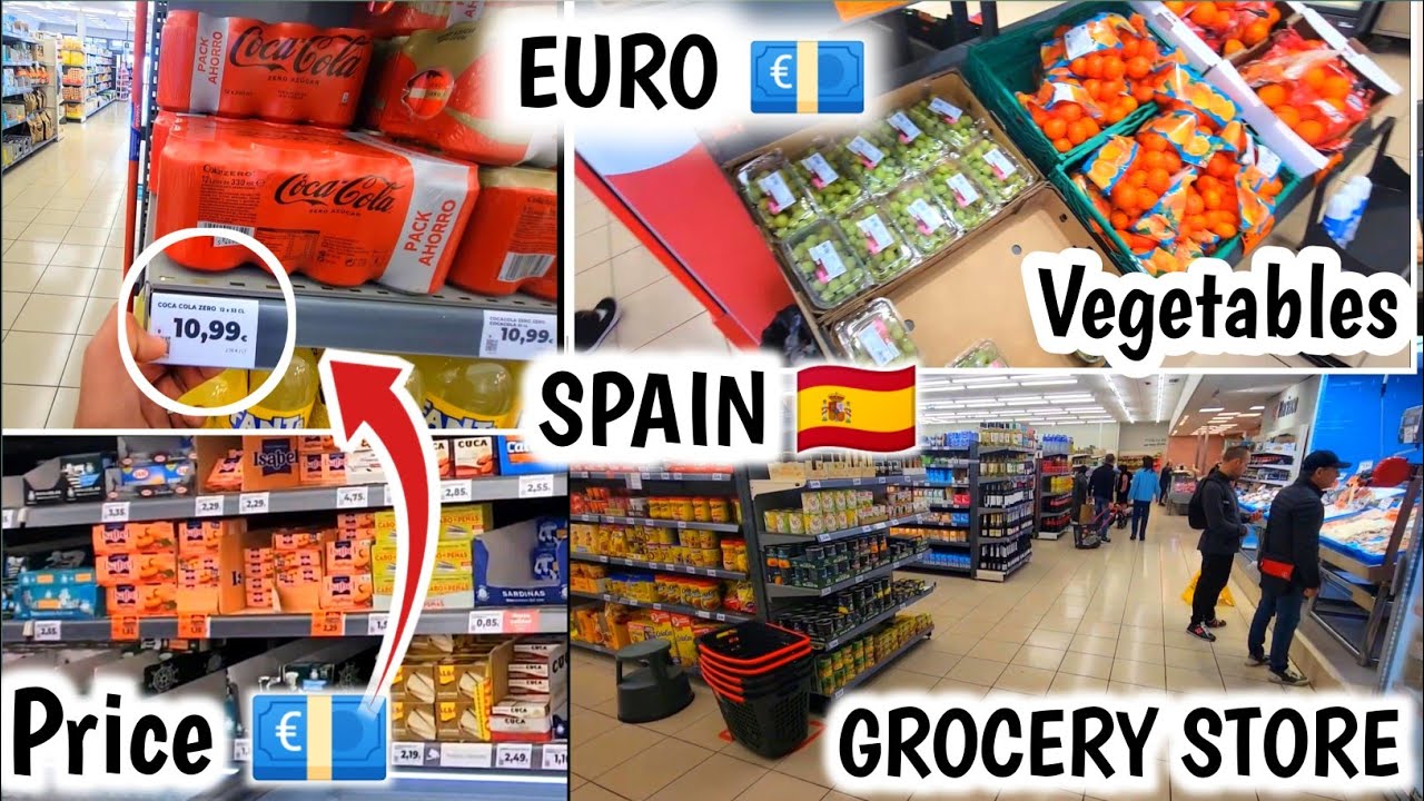 India Vs Spain Grocery price And Difference |Grocery price in Spain ...
