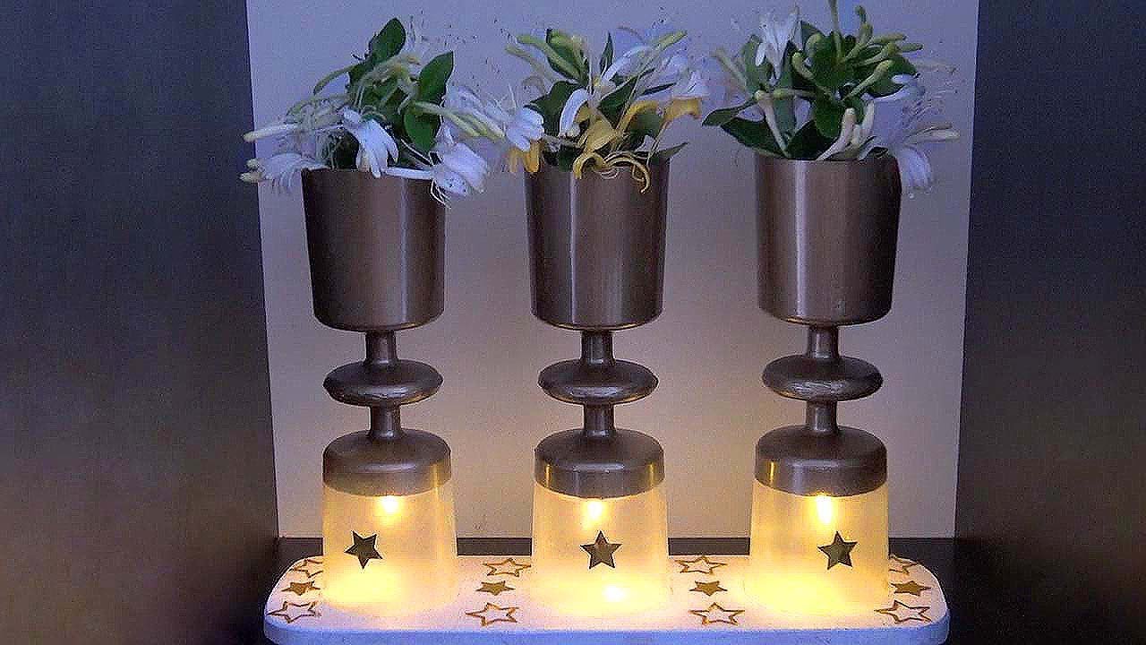 DIY Recycle Plastic Cups | DIY home Decoration Ideas | DIY Craft Decor ...