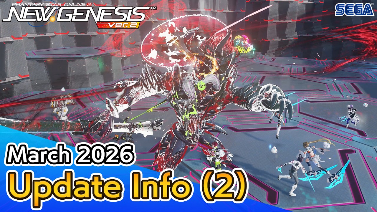 PSO2 NEW GENESIS March 2026 Update Information (2) - YouTube