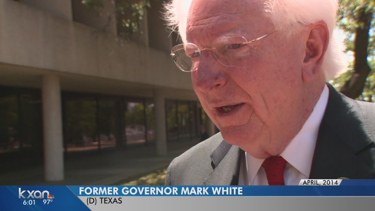 Former Democratic Texas Gov. Mark White dies at 77 - YouTube