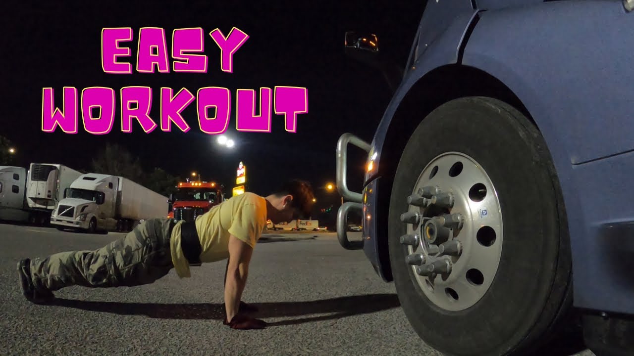 Easy workout for truck drivers | TruckyMcTruckFace.com