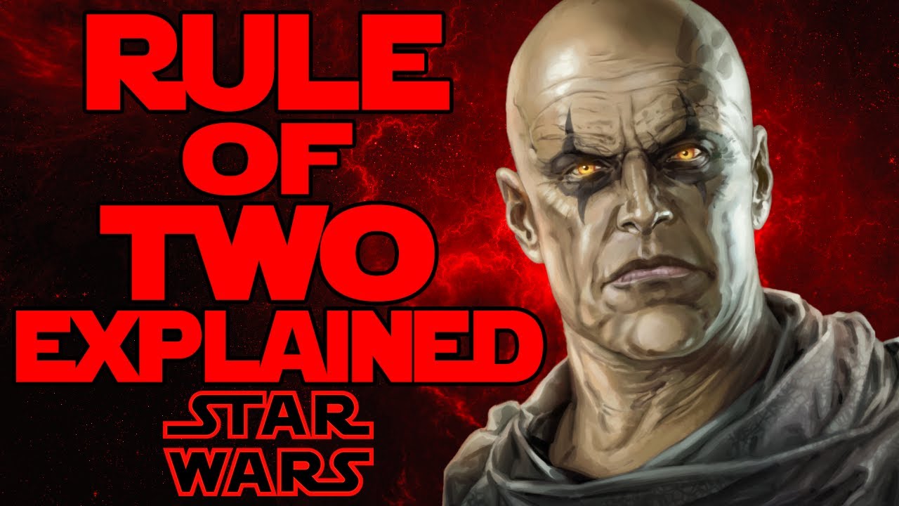 Darth Bane's Sith Rule of Two Explained | Star Wars Canon and Star Wars ...