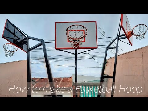 How to Build a Basketball Hoop Basketball Ring - YouTube