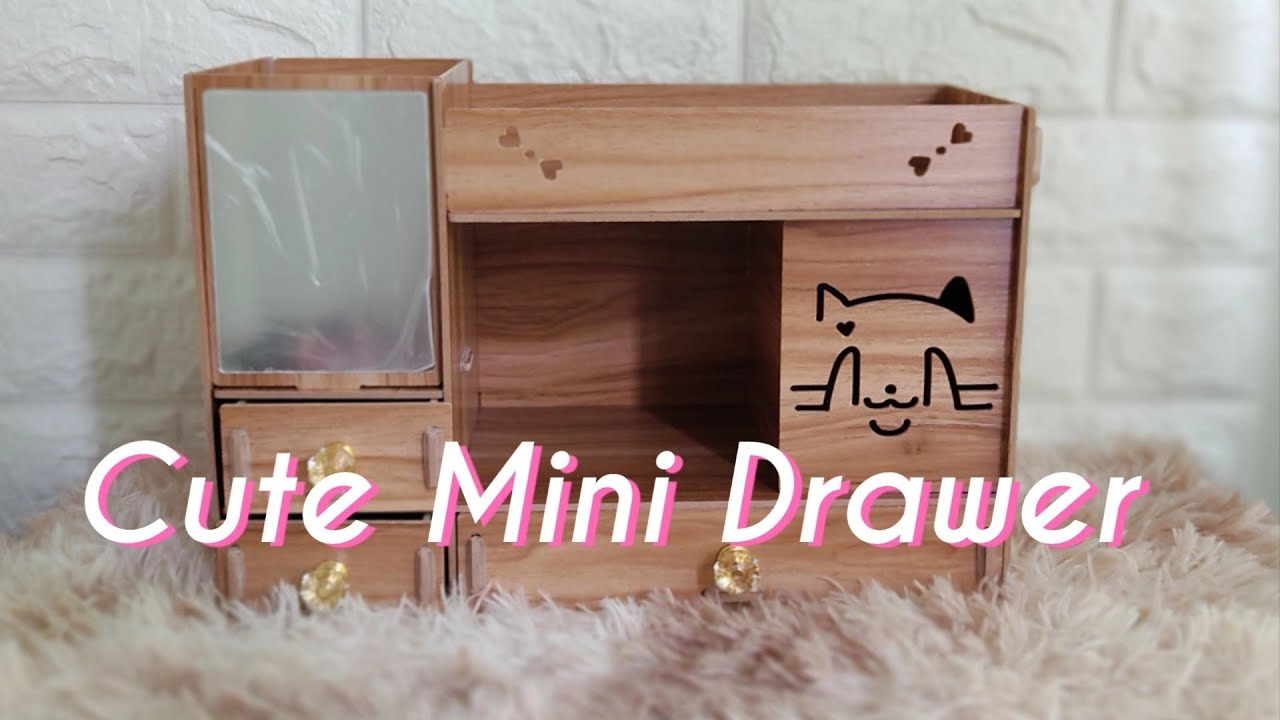 Cute mini drawer assemble | Autencio Siblings - YouTube