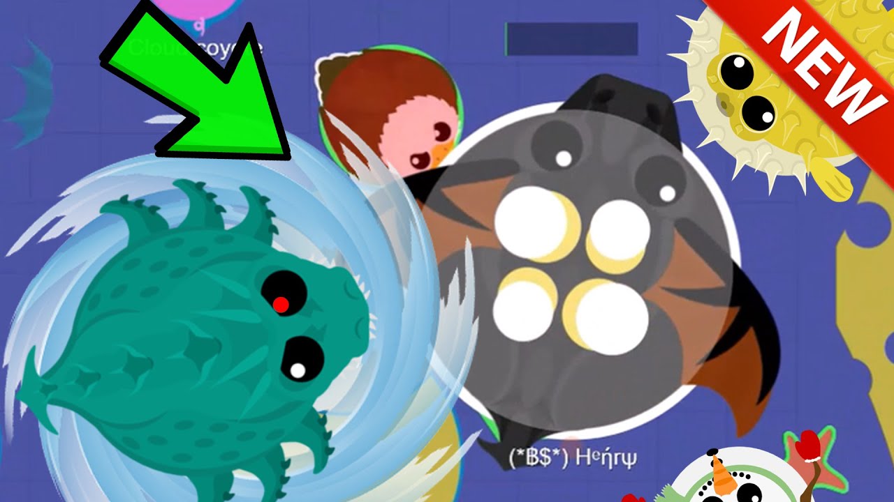 Mope.io SEA MONSTER & RARE ANIMALS TROLLING! New Update Raven + Kakapo ...