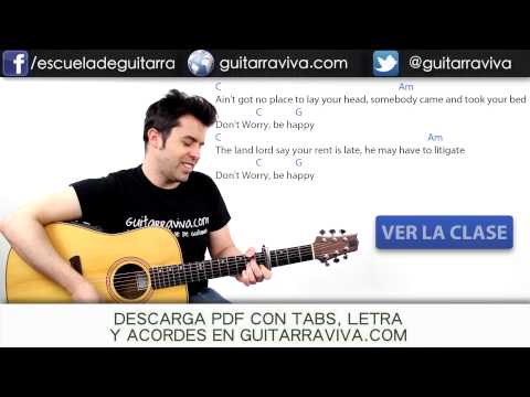 Dont Worry Be Happy guitarra acordes tutorial cover chords tocar guitarra