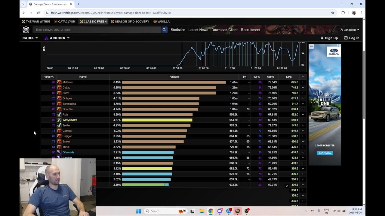 BWL Parse run MT POV :) MC after - Nightslayer/Whitemane - YouTube