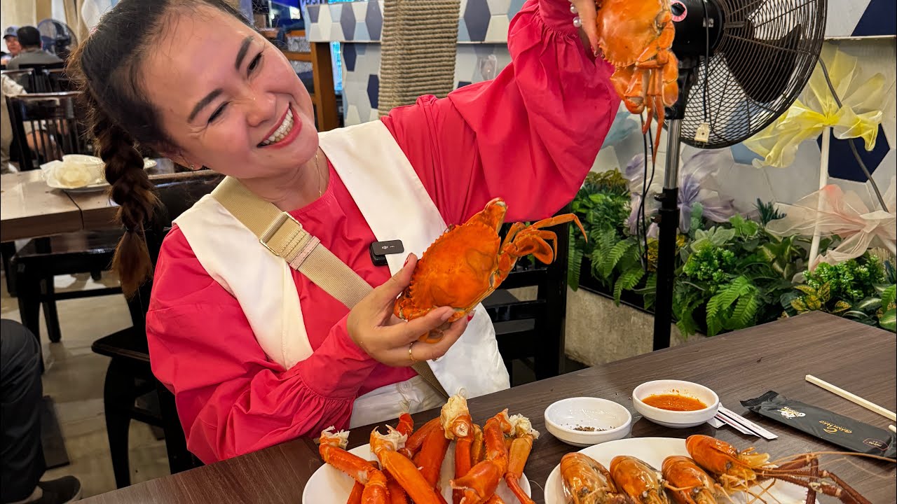 Ăn • SẬP SÀN CUA GHẸ TO • Chỉ 585k Vũng Tàu Gành Hào Buffet CUA ,TÔM ...