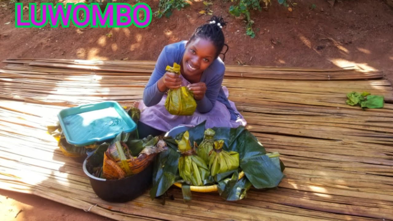 Cooking A Traditional Buganda Meal// Beef Luwombo/Village Life. - YouTube