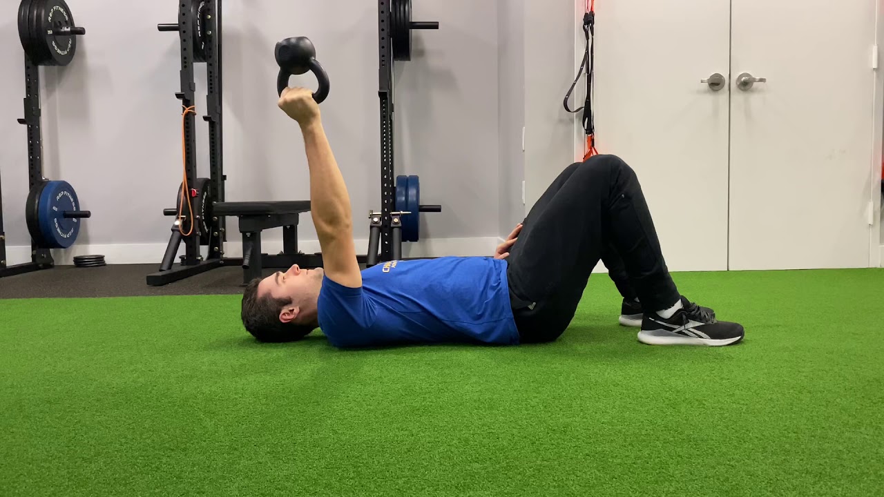 KB Bottoms Up Chest Press - YouTube