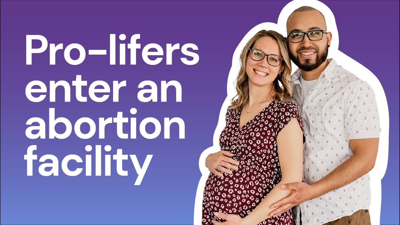Pregnant pro-lifers enter an abortion facility - YouTube