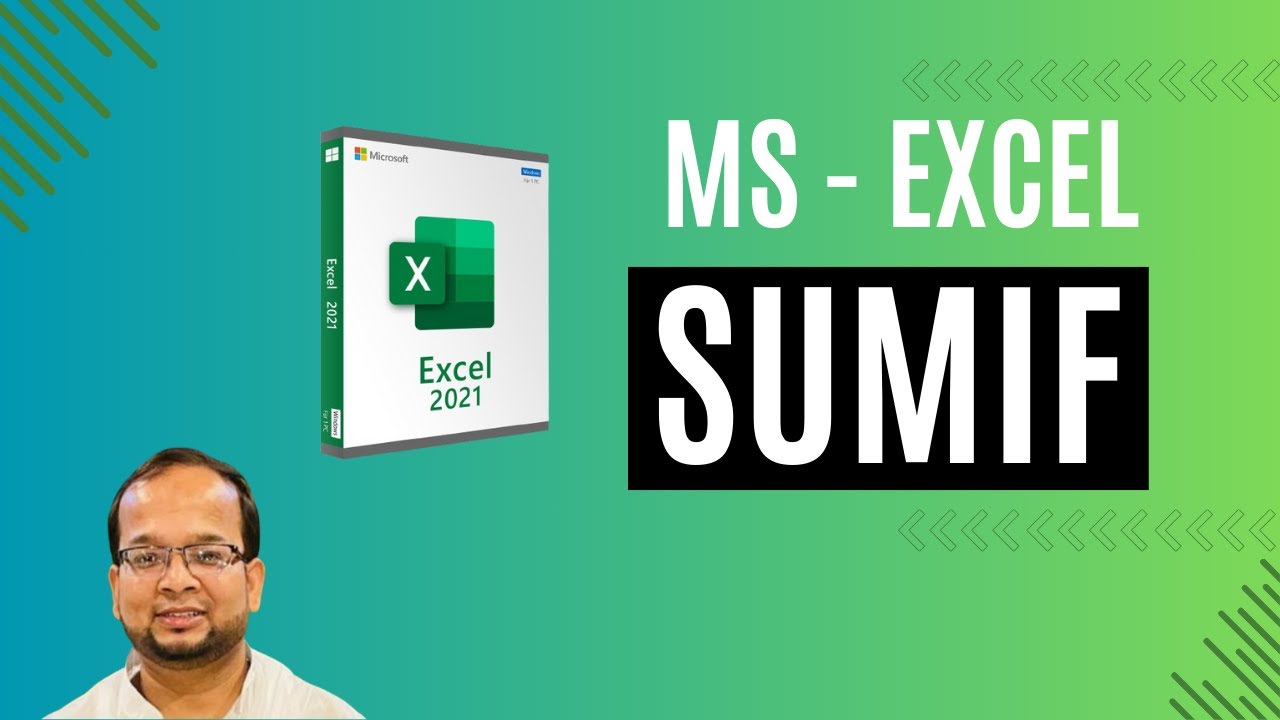 How To Use The Sumif Function In Microsoft Excel Youtube