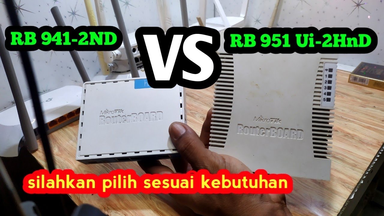 MIKROTIK RB 951 UI 2HnD VS MIKROTIK RB 941 2ND UNTUK PEMULA VERSI ...