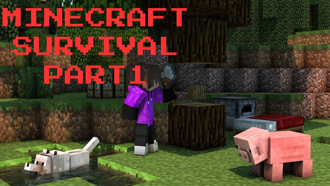 Minecraft SURVIVAL | Part 1 |Minecraft - YouTube