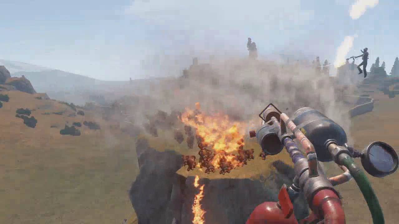 DESTROYING 500 TEDDY BEARS IN RUST - YouTube