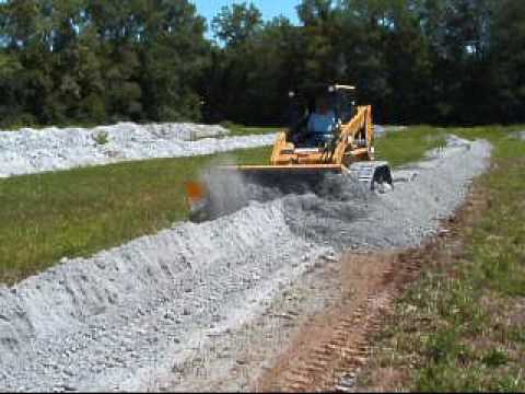 Windrow Turner used in Sludge Drying - YouTube