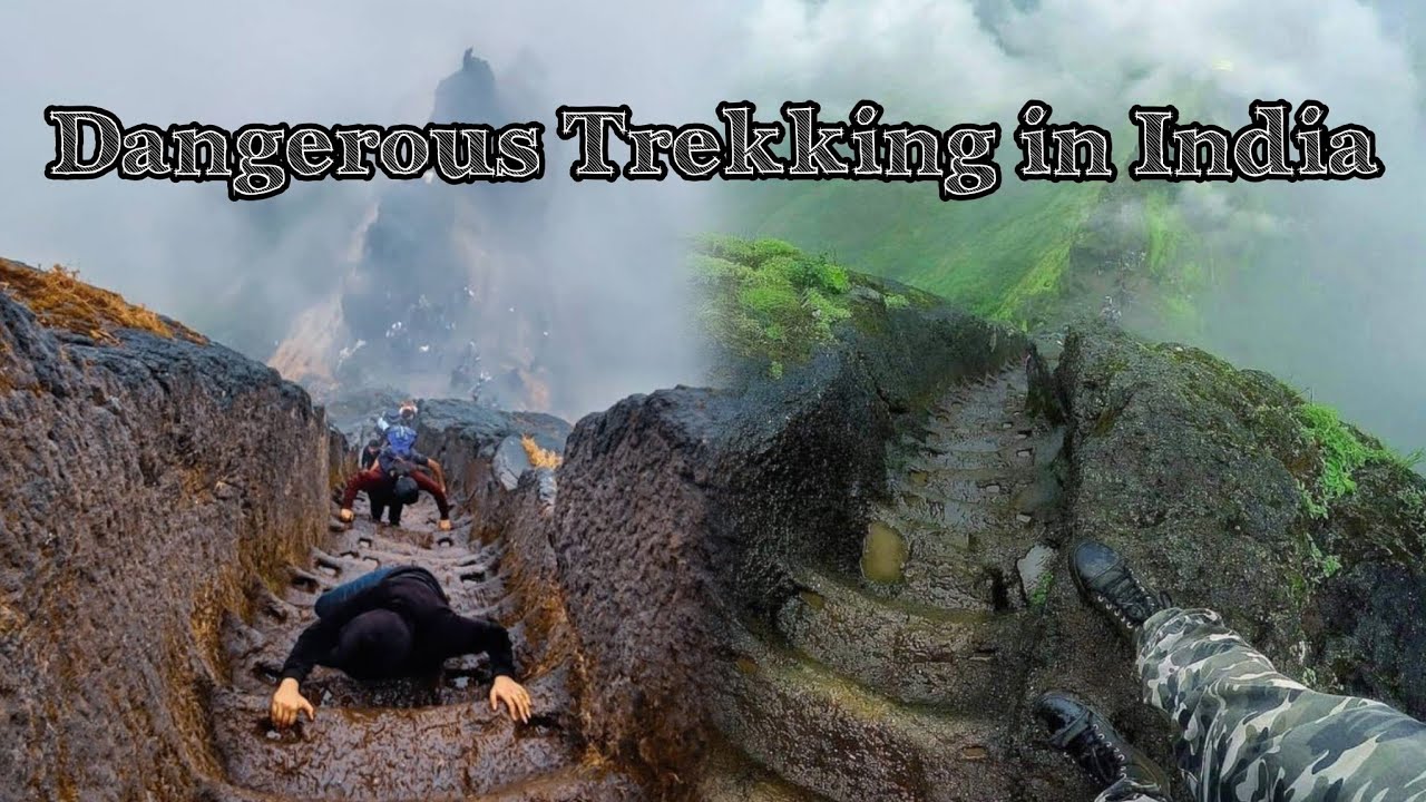Very Dangerous Trekking India 🇮🇳 | Adventurous Mountain Climbing in ...