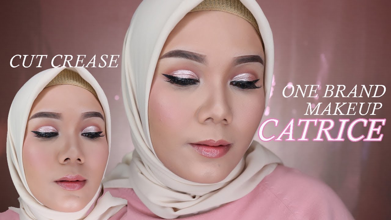 CUT CREASE MAKEUP | CATRICE COSMETICS ONE BRAND MAKEUP TUTORIAL - YouTube