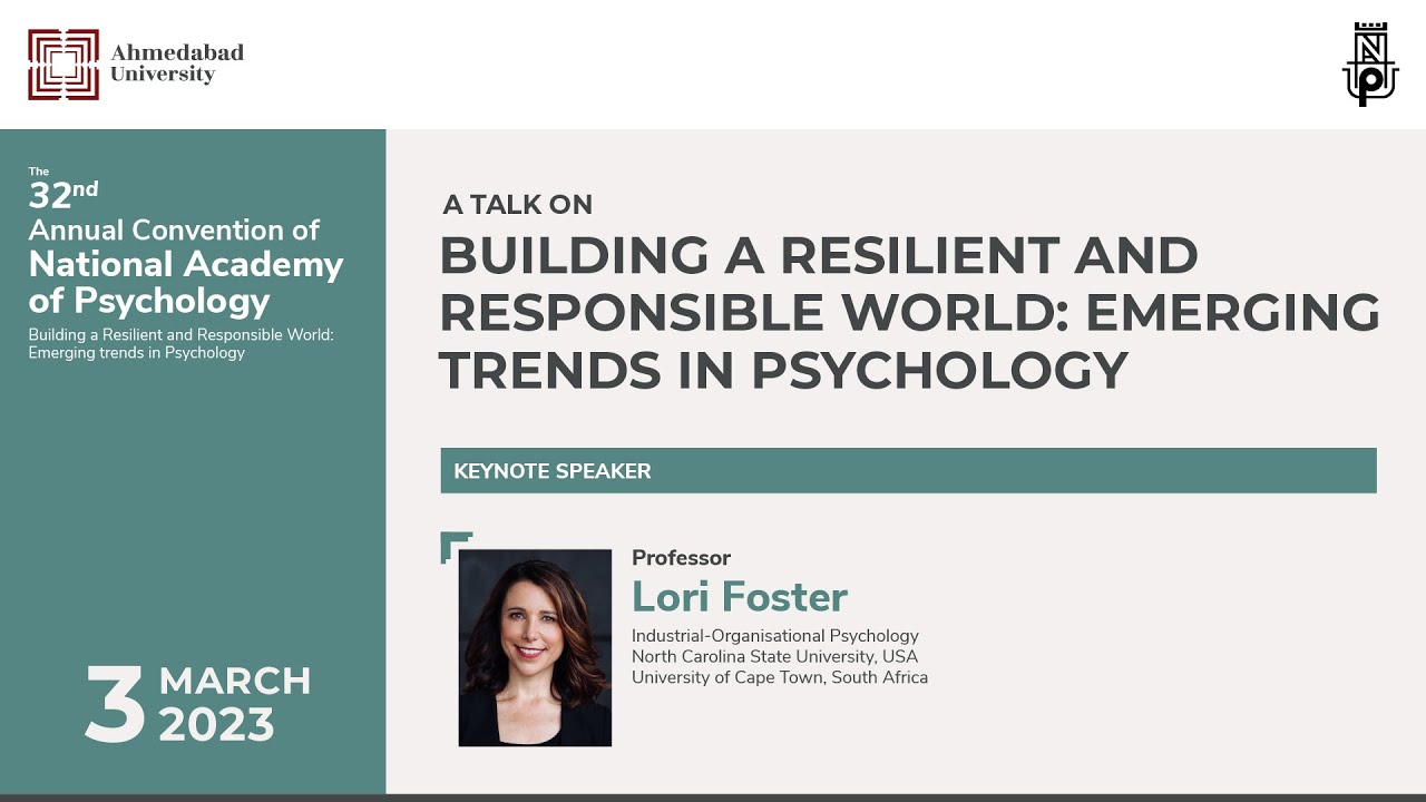 Professor Lori Foster: Building a Resilient and Responsible World ...