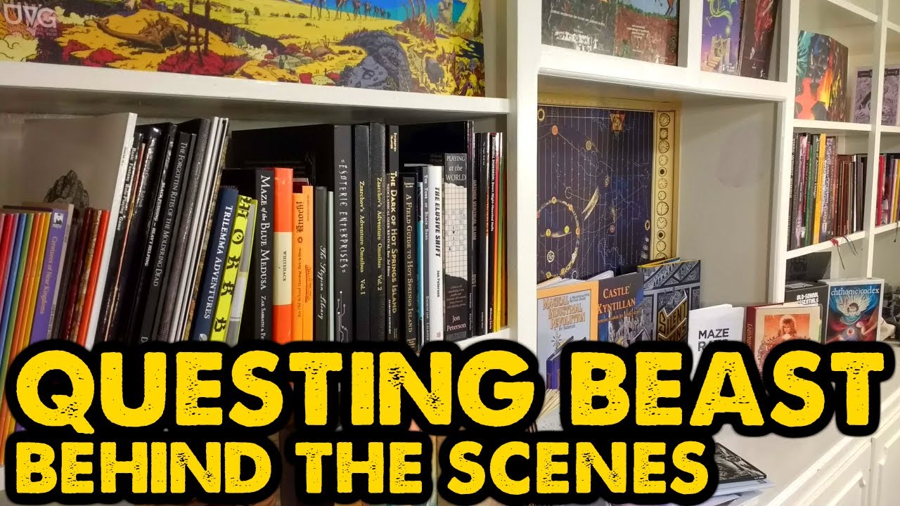 Touring my Old-School DnD Gaming Lair - YouTube