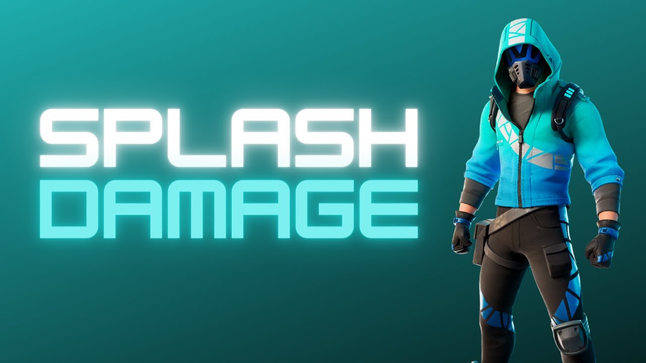 SPLASH DAMAGE SET - Ingame SHOWCASE Exclusive Intel Skin (Fortnite ...