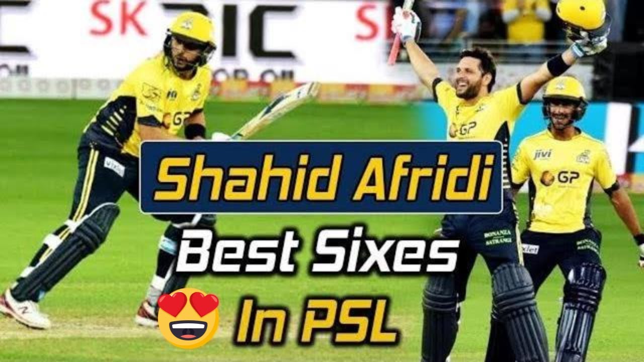 Shahid Afridi Best sixes compilation.| Sabi TV | HD| 1080p. - YouTube