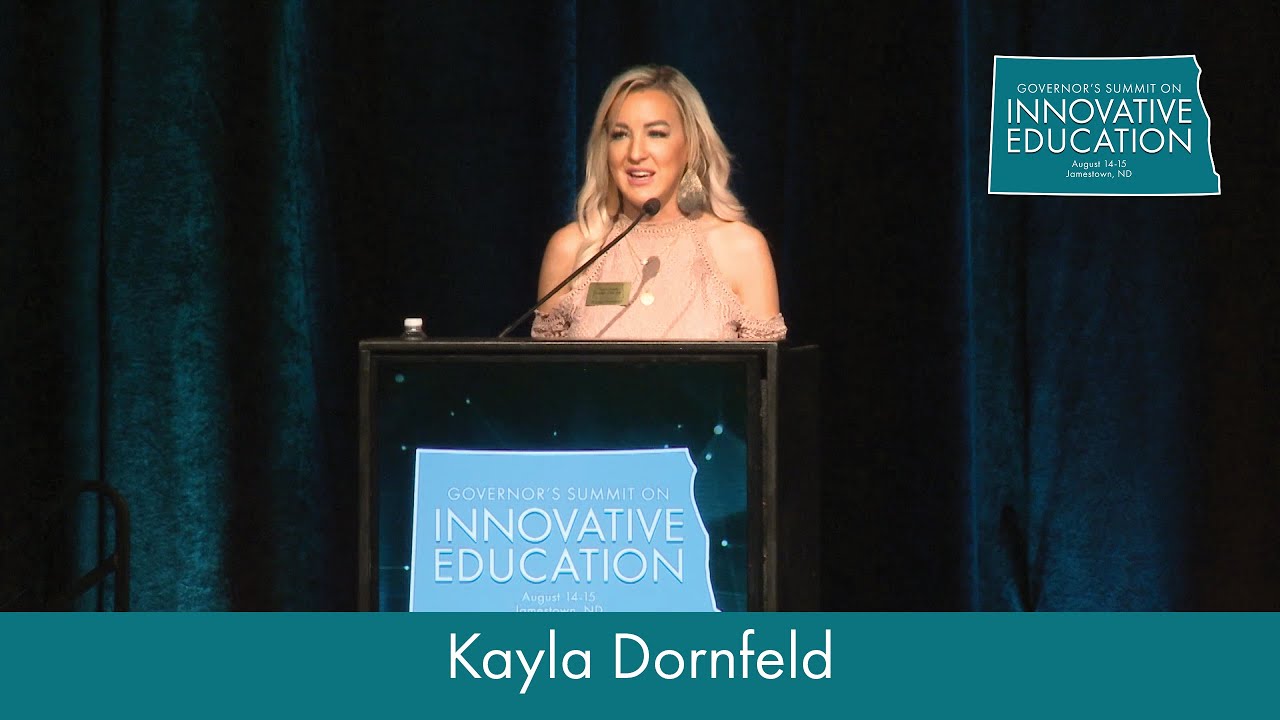 Kayla Dornfeld | Governor’s Summit on Innovative Education | Aug. 2019 ...