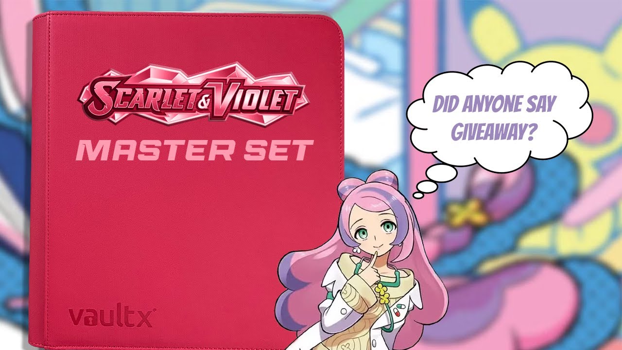 Pokemon Scarlet & Violet Complete Master Set + Extras #giveaway - YouTube