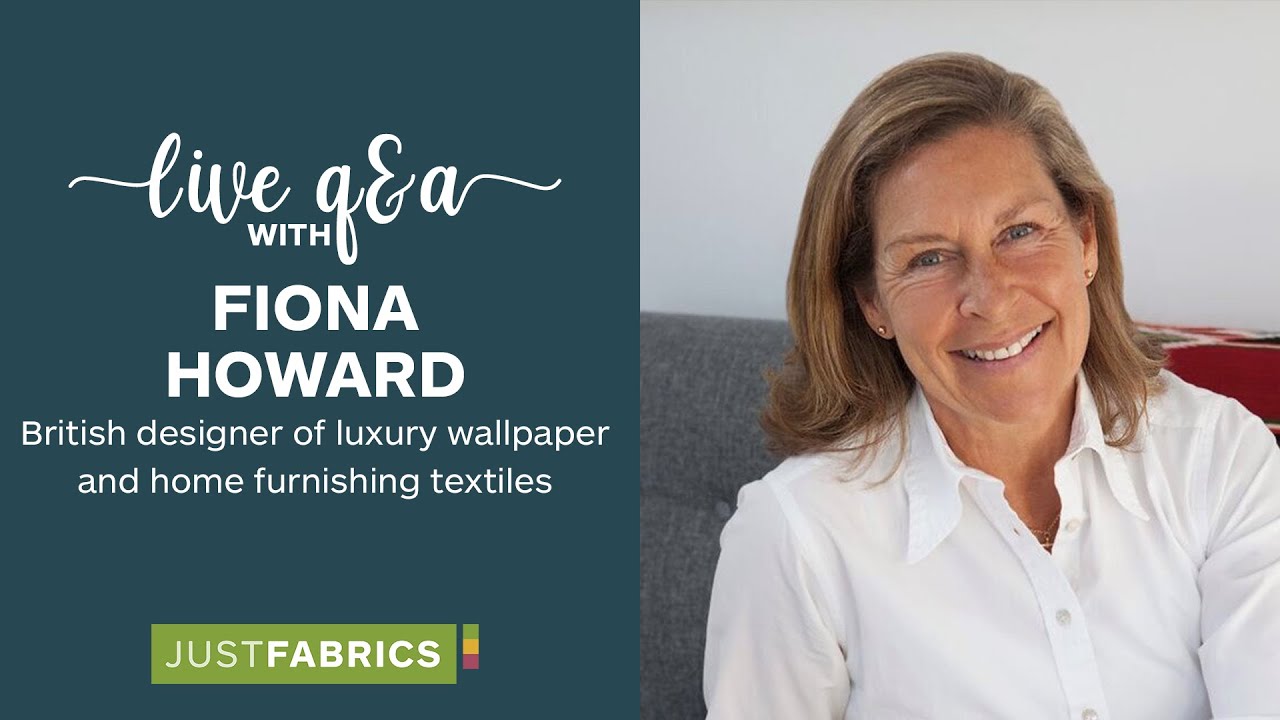 A Q&A With Fiona Howard | Just Fabrics - YouTube