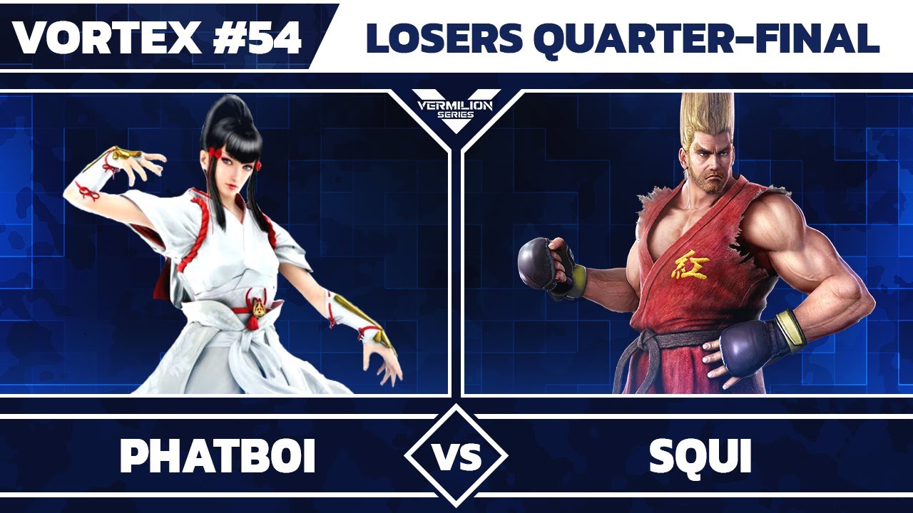 [Vortex #54] Hit Box | Phatb0i vs SQUI - Losers Quarter-Final - Tekken ...