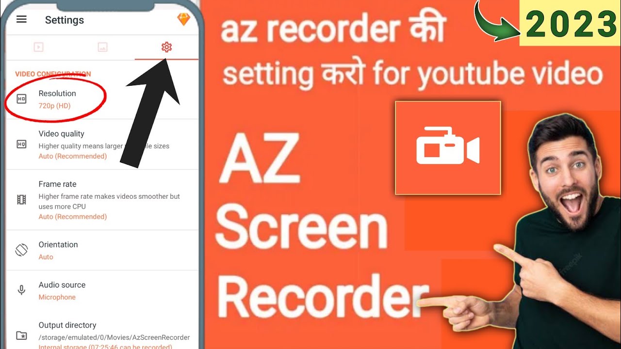 Az Screen Recorder Setting | Az Screen Recorder All Setting | Best ...