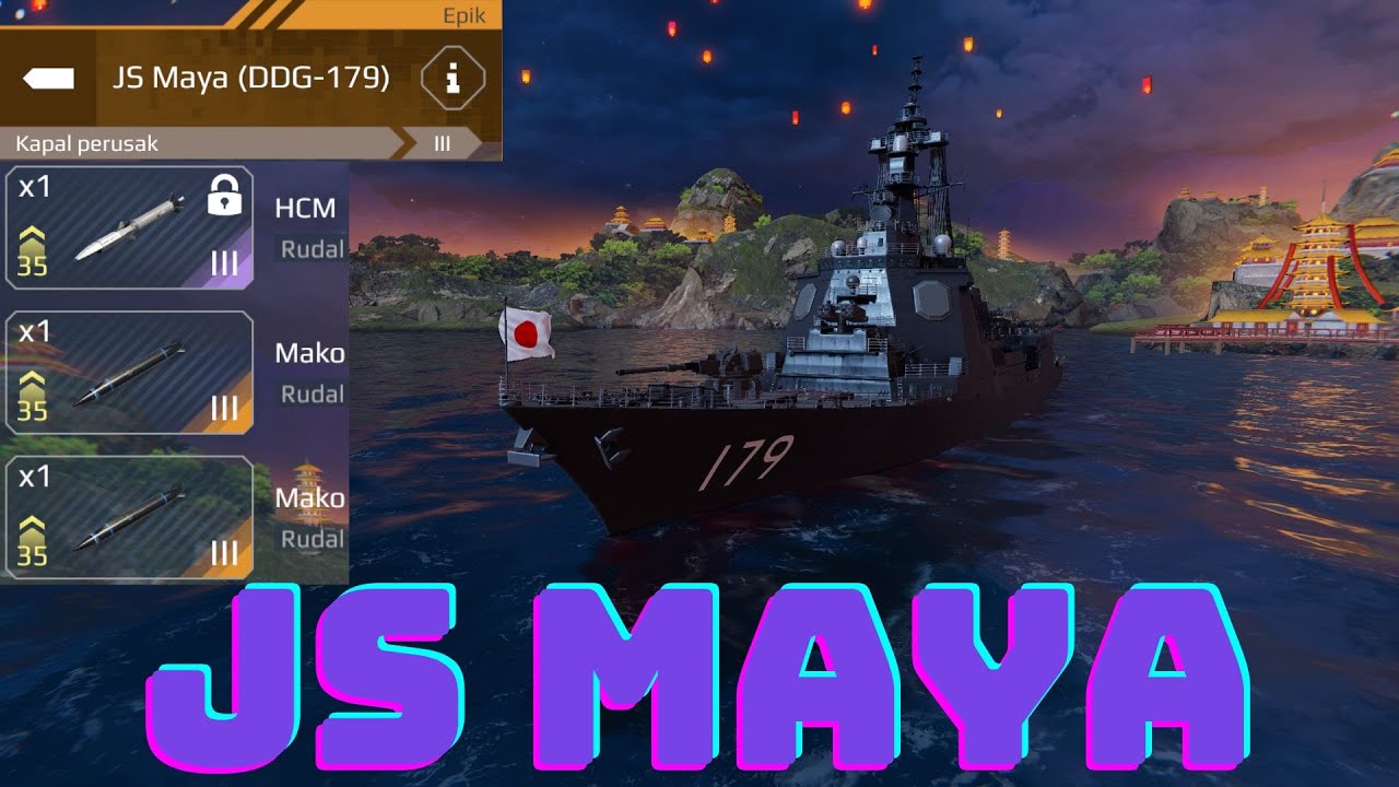 JS Maya (DDG-179) | SPAMER DESTROYER FROM JAPAN | Modern Warships - YouTube
