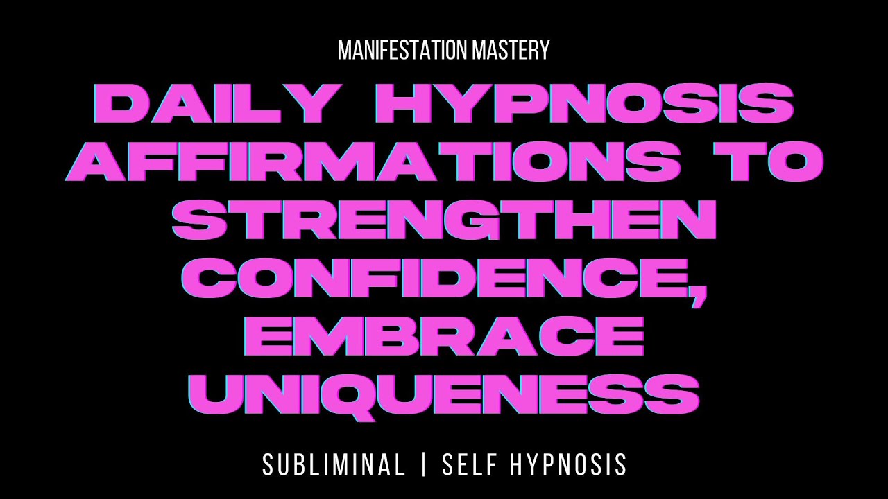 Hypnosis Affirmations for Building Self-Worth and Attracting Love and ...