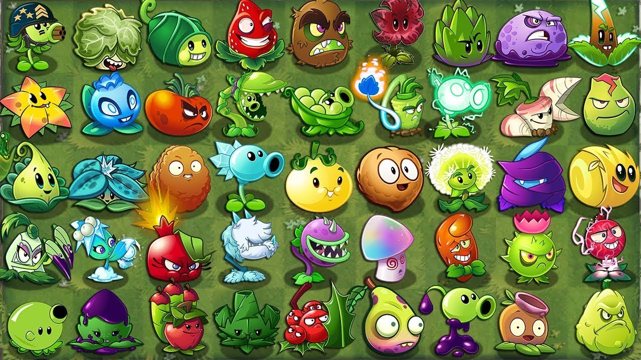 Plants Vs Zombies - Unlock All Pea Plants Free Power Up in Ice ...