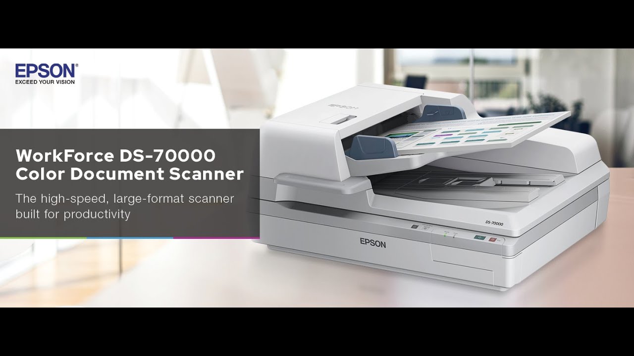 WorkForce DS-70000, A3 document scanner - YouTube