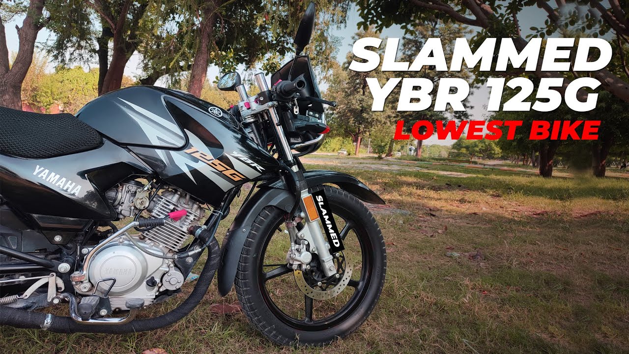 Slammed YBR 125G | Project G New Modifications | LOW BIKE - YouTube