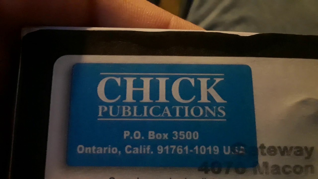 Bible comics by chick publications - YouTube