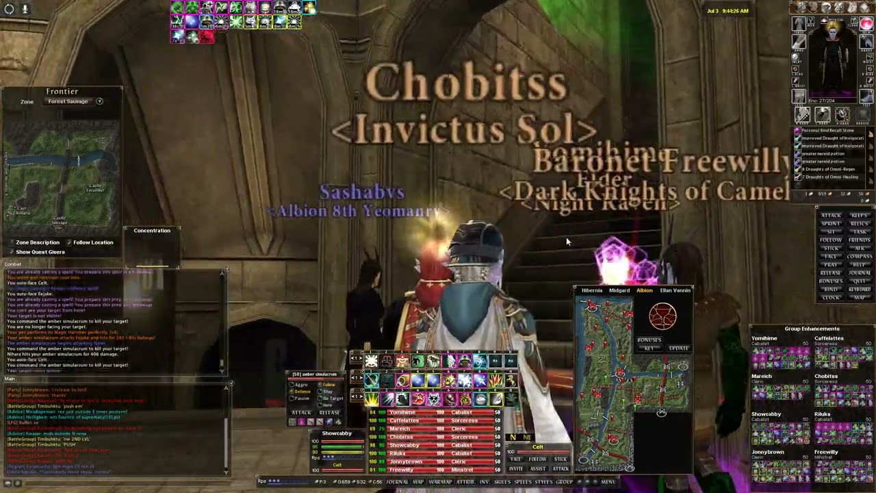 【DAoC】 Body Cabalist Renaris siege fight body debuff train【Dark Age of ...