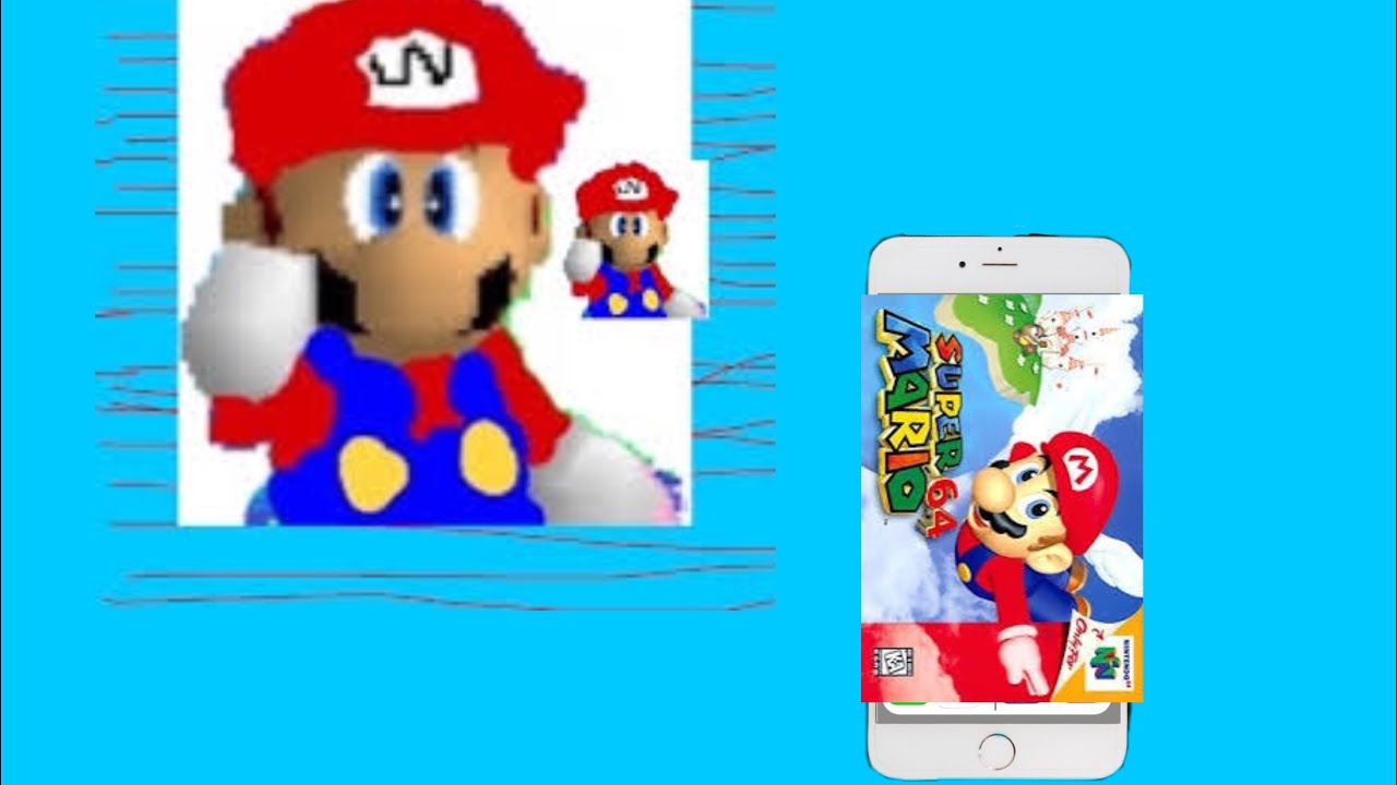 Playing sm64 on a phone (super mario 64) - YouTube