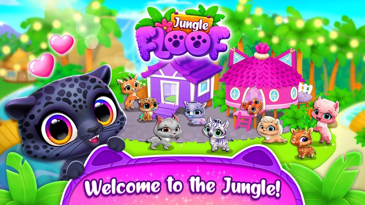 New Game😻Jungle Floof- Island Pet Care |#26 Collect Cute Jungle Animals ...