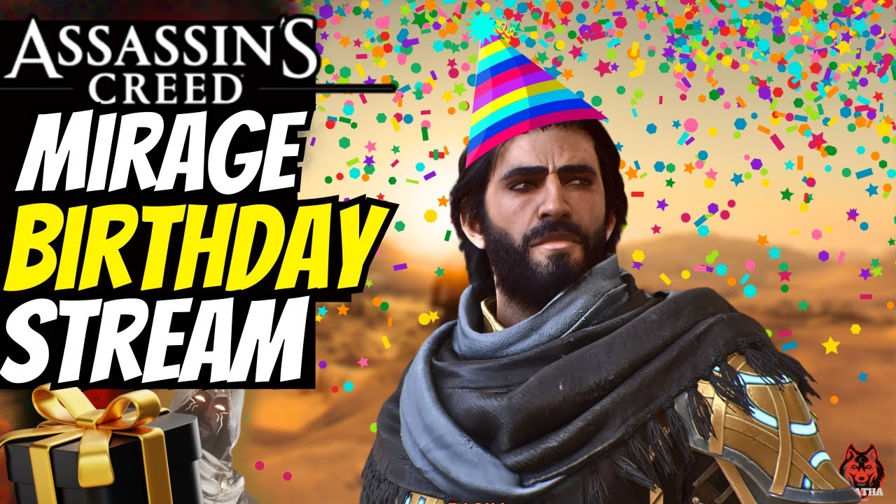 Birthday celebration with Assassin's Creed Mirage official launch - YouTube
