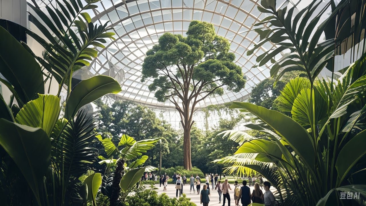 China builds an amazing indoor forest (full tour) - YouTube
