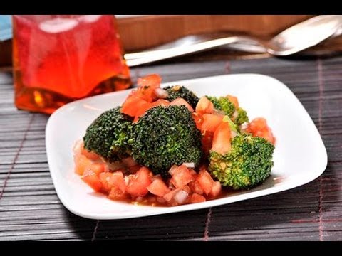Ensalada de tomate y brócoli - Tomato and Broccoli Salad - YouTube