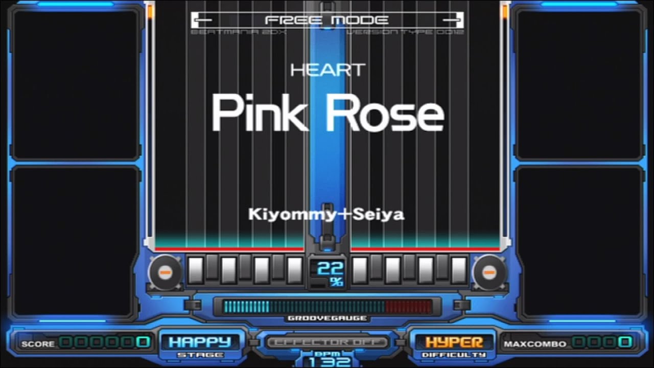 [60fps] Pink Rose (DPH) / AutoPlay / Kiyommy＋Seiya / CS beatmania IIDX 12 HAPPY SKY - YouTube