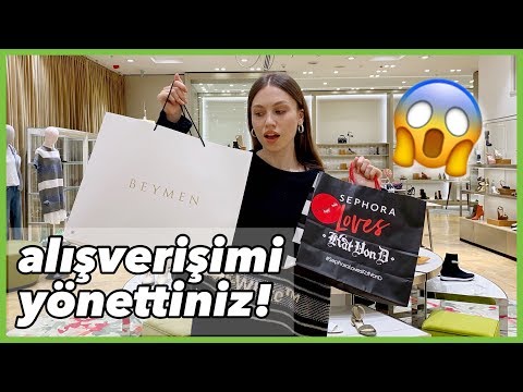 BANA KAÇ BİN TL HARCATTINIZ! 😬 | TAKİPÇİLERİM ALIŞVERİŞİMİ YÖNETTİ