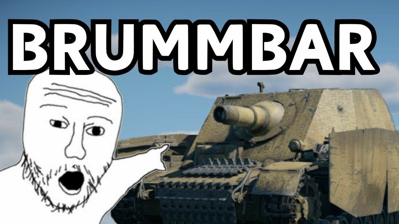 Goofy Mortar Tank [Brummbar] | war thunder mobile - YouTube