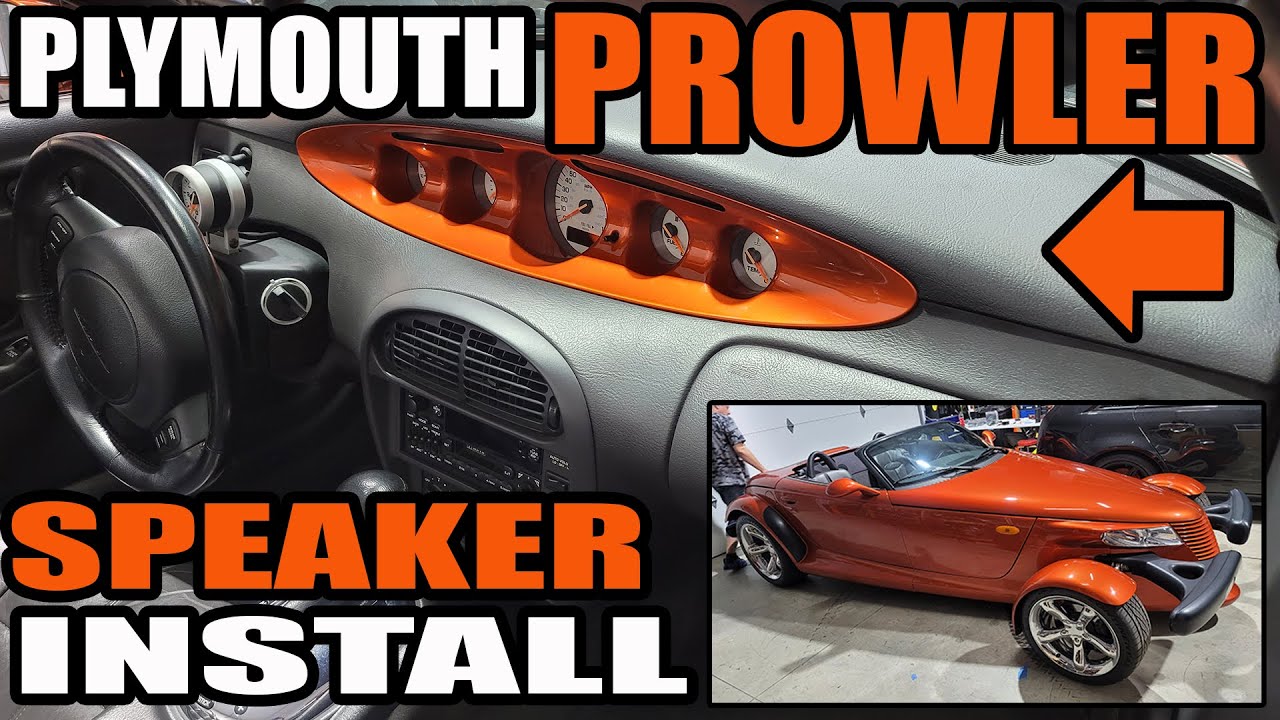 PLYMOUTH PROWLER DASH SPEAKER HOW TO INSTALL - YouTube