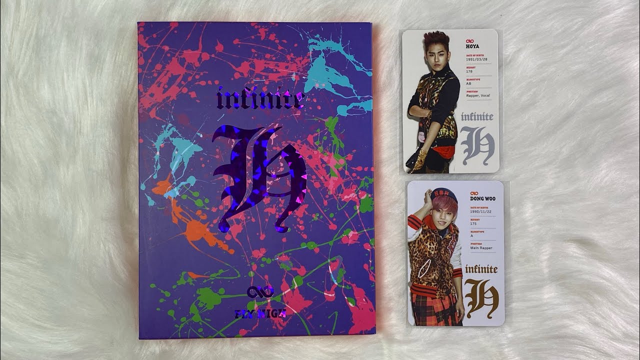INFINITE H 1st Mini Album Fly High (2013) Album Unboxing - YouTube